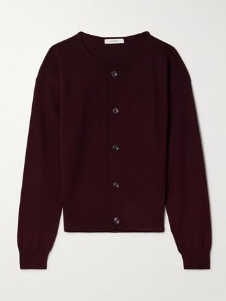Christophe Lemaire Cardigan Aus Einer Wollmischung - Lila