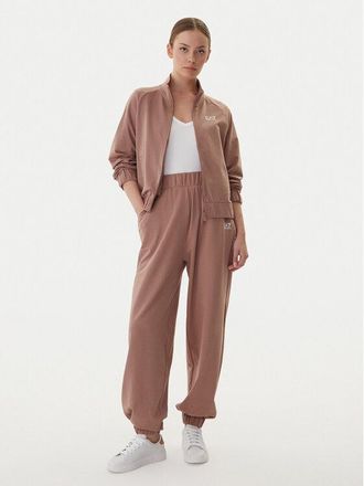 Emporio Armani Jogginganzug 7W000118 AF13135 U6108 Braun Regular Fit