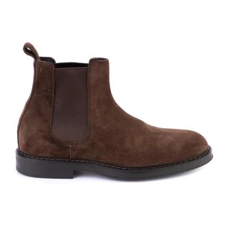 Henderson Braune Wildleder Flache Schuhe Italien - - Shoes - Herren - Braun - 42 1/2 EU