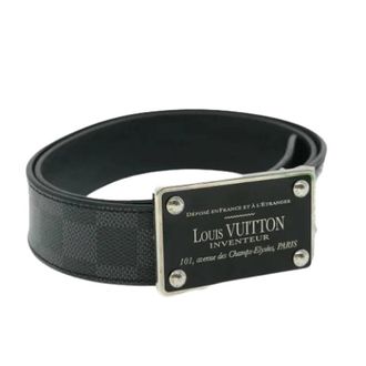 Louis Vuitton Pre-owned Damier Graphite Canvas G&uuml;rtel - - Pre-owned - Damen - Schwarzk - ONE SIZE