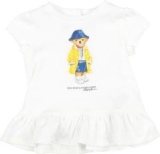 Ralph Lauren POLO BEAR COTTON JERSEY PEPLUM TEE