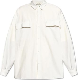 Fear of God Homme, Chemises, Blanc, Taille: 2XL Chemise avec poches