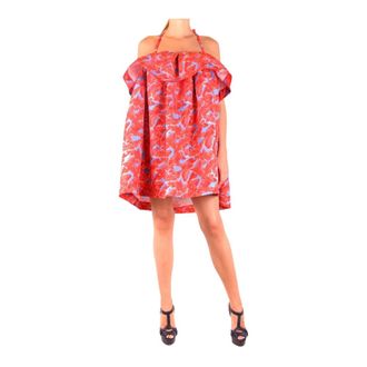Msgm Day Dress - - Dresses - Damen - Rot - M