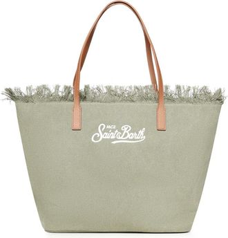 MC2 Saint Barth Femme, Sacs, Vert, Taille: ONE Size City Bag Mid Fringe