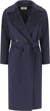 Max Mara Manteau Resina - Femme - Manteaux - Bleu - Taille: 38 FR