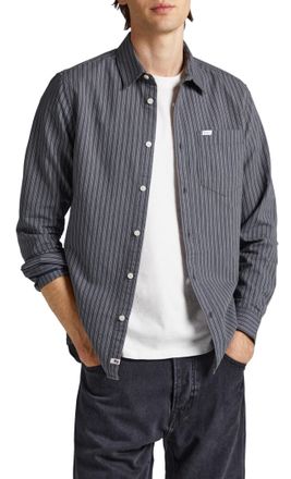 Pepe Jeans London Herren Pullover Chester, Grau (Thunder), XS