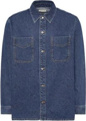 Calvin Klein Chemise denim droit col classique en coton