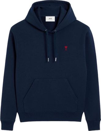 Ami Homme, Sweatshirts et sweats &agrave; capuche, Bleu, Taille: M Ami de Coeur Sweat &agrave; capuche