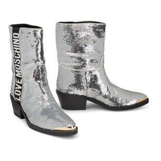 Moschino Damen, Schuhe, Grau, 38 EUGr&ouml;&szlig;e