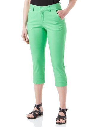Kaffe Damen Kalea Capri Pants Freizeithosen, Giftgrün, 36