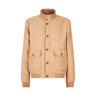 Geox Mens M BLAINEY Bomber Jacket, Nougat, 46