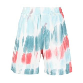 Dsquared2 Tie Dye Distressed Relax Fit Shorts - - Shorts - Herren - Mehrfarbig - L