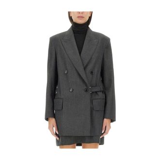 Max Mara Femme, Vestes, Gris, Taille: 38 FR Blazer