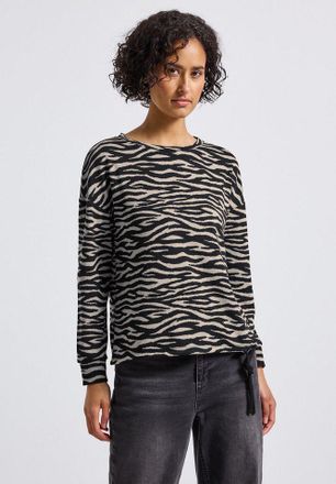 Street One Langarmshirt mit grafischem Muster