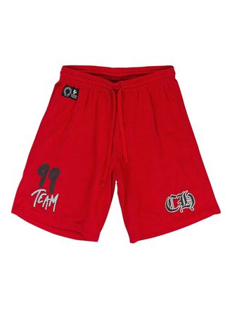 Chrome Hearts short de sport Matty Boy Team - Rouge