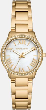 Michael Kors Sage - Damenuhr aus goldfarbenem Edelstahl mit drei Zeigern