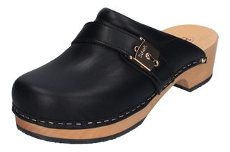 Scholl Damen Pescura Clog 50 Sandale, Schwarz, 41 EU