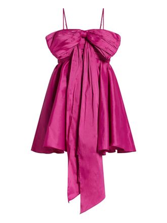 Aje robe courte à détail de noeud - Rose