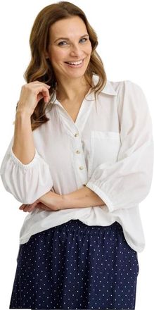 In Front IN Front, Femme, Blouses et Chemises, Blanc, Taille: 44 FR Blouses