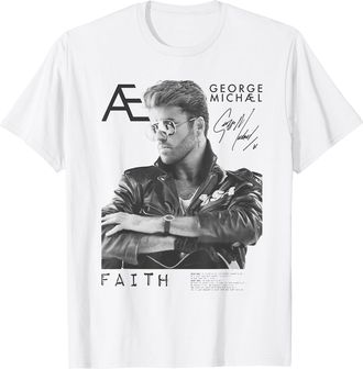 George Michael Signature Faith-Grafik T-Shirt