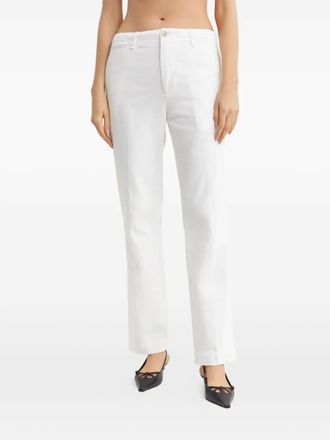 Fay pantalon &agrave; coupe droite - Blanc