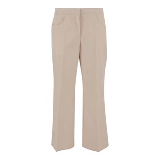 Jil Sander Wollhose - - Trousers - Damen - Beige - M
