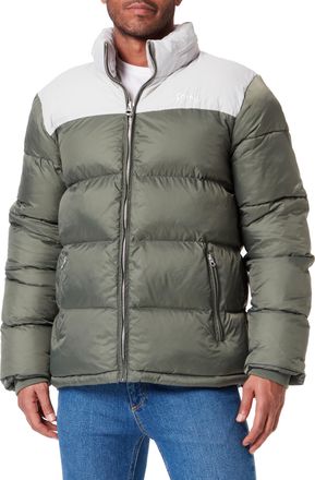 Schott NYC Unisex Utahice Daunenjacke, Salbei Khaki, X-Large