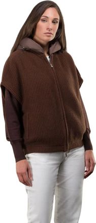 Moorer Femme, Pulls, Brun, Taille: 40 FR Amida-Ds3 Cape