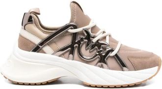 Pinko Pinko Low-Top Sneaker - Beige Sneakers With Details And Sole - Gr. 37 (EU) - in Weiß - für Damen