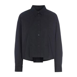 Bitte Kai Rand Kern Baumwollhemd mit Falten Schwarz - - Blouses & Shirts - Damen - Schwarzk - 2XL