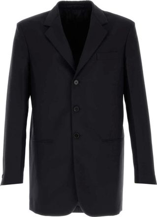 Jil Sander Blazer en laine - Homme - Vestes - Bleu - Taille: 2XL