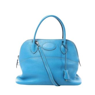 Herm&egrave;s Pre-owned Bolide 31 - Femme - Pre-owned - Bleu - Taille: ONE Size