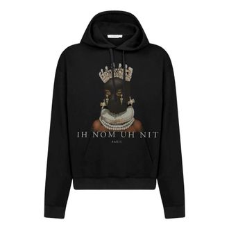 Ih Nom Uh Nit Queen Print Hoodie - - Sweatshirts & Hoodies - Herren - Schwarzk - M