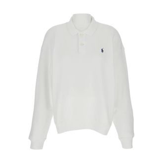 Polo Ralph Lauren Damen, Sweatshirts & Hoodies, Wei&szlig;, LGr&ouml;&szlig;e