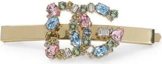 Dolce & Gabbana Haarschmuck - Ornate Hair Clip With Multicolored Glass Embellish - Gr. unisize - in Rot - f&uuml;r Damen