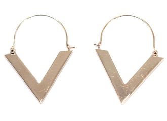 Valentino Garavani Valentino V Hoop Earrings