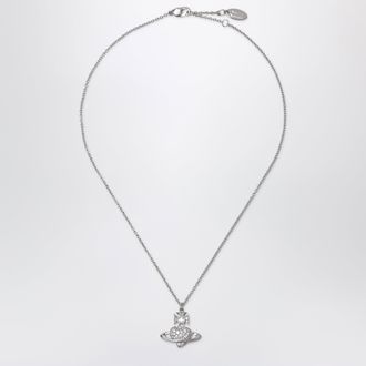 Vivienne Westwood Agnatha Valentines pendant necklace in platinum