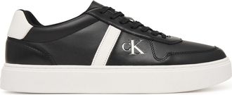 Calvin Klein Sneakers Calvin Klein Classic Cups Lace Lth Emb Tongue HM0HM02237 Schwarz