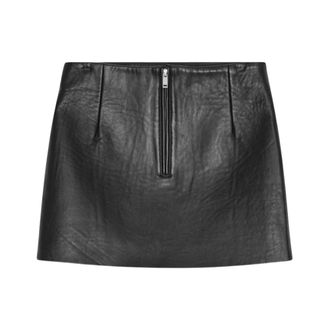 Remain Femme, Jupes, Noir, Taille: 38 FR Mini-jupe en cuir