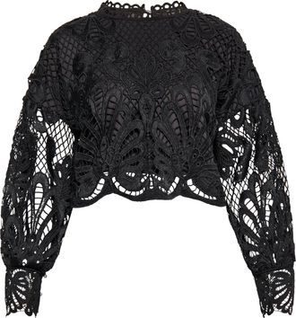 Faina Bluse Damen schwarz