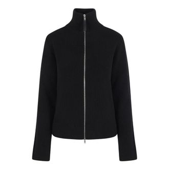 Maison Margiela unisex, Sweatshirts et sweats &agrave; capuche, Noir, Taille: S Gilet z fermetureure &eacute;clair en maille