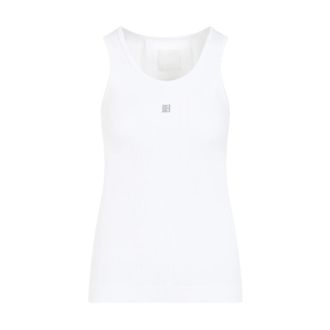 Givenchy Geripptes Tanktop - - Tops - Damen - Wei&szlig; - M