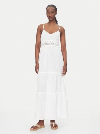 Vero Moda Sommerkleid Quincy 10324588 Wei&szlig; Regular Fit