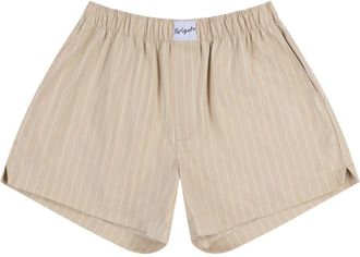 Axel Arigato Gestreifte Shorts - Nude