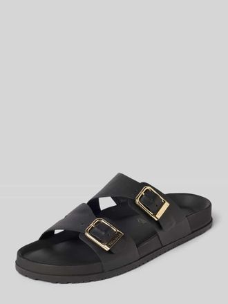 Tamaris Sandalette aus Leder mit Dornschlie&szlig;e