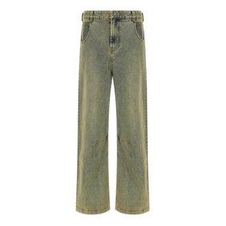 Entire studios Gem Surface Wave Jeans - - Jeans - Damen - Gelb - XS