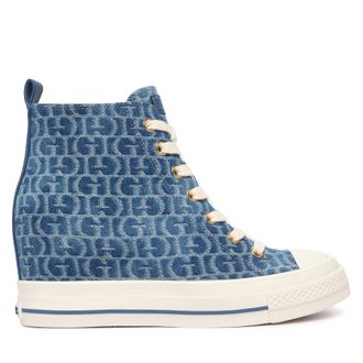 Guess Sneakers aus Stoff Guess FLTSUN FAL12 Blau