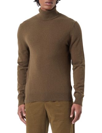 Sisley Sisley Herren Turtle Neck SW. L/S 102HS2177 Sweater, Olive Green 7U2, M
