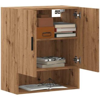 vidaXL Vidaxl - Armoire murale ch&ecirc;ne artisanal 60x31x70 cm bois ding&eacute;nierie