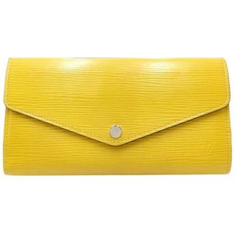 Louis Vuitton Pre-owned Leder-Portemonnaie - - Pre-owned - Damen - Gelb - ONE SIZE